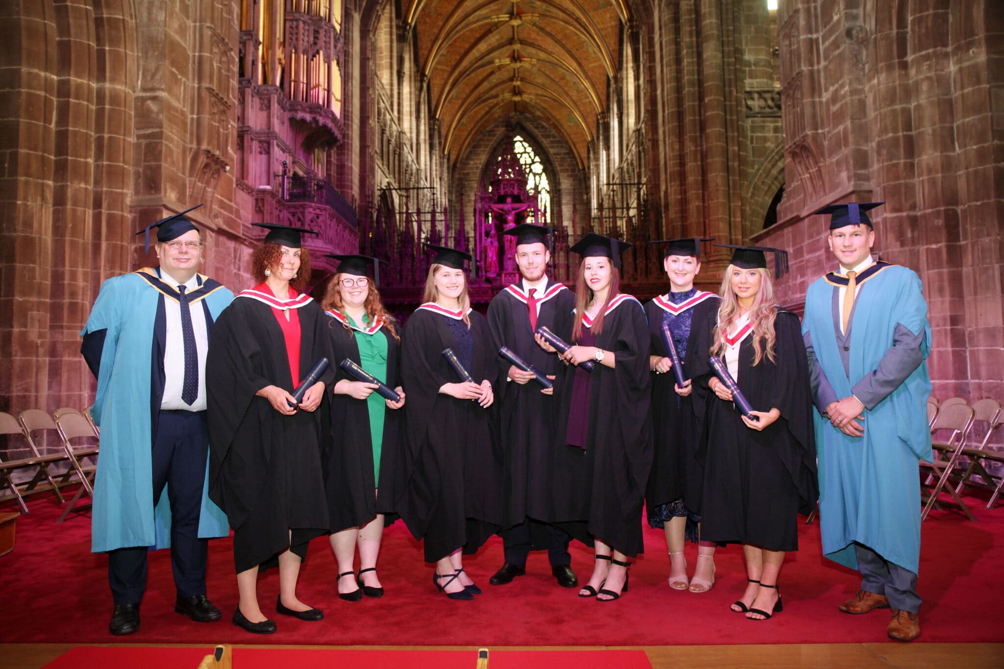 UCR’s ‘Class of 2021’ enjoy belated celebration - University Centre Reaseheath