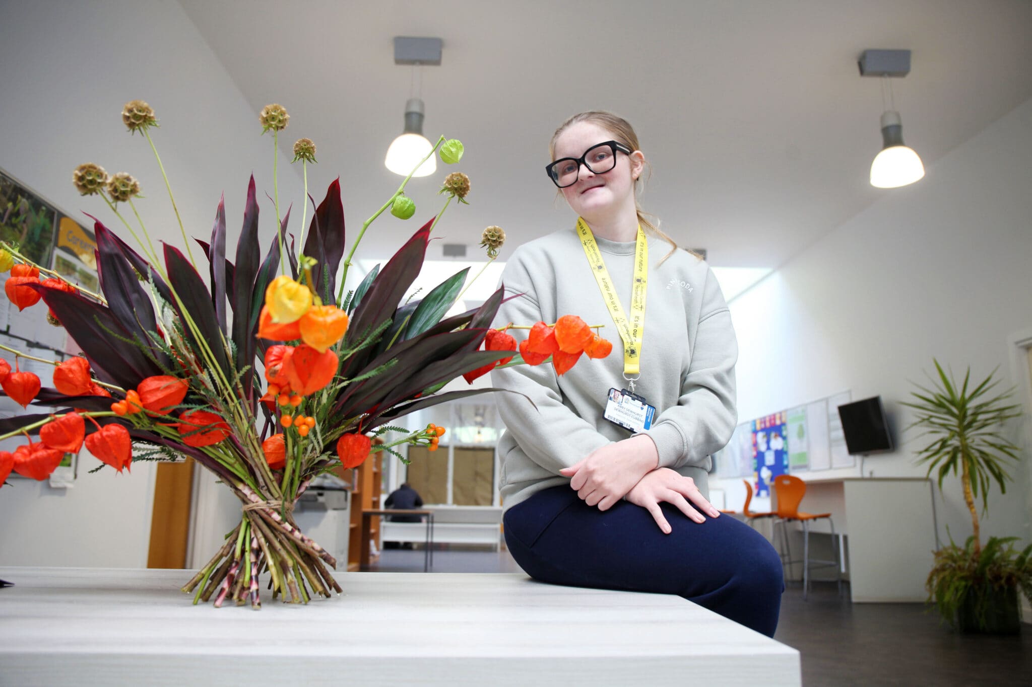 Florist Abby proves she’s top of the bunch - University Centre Reaseheath
